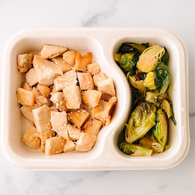 Honey Garlic Chicken and Brussels Sprouts Power Pack | Chilled